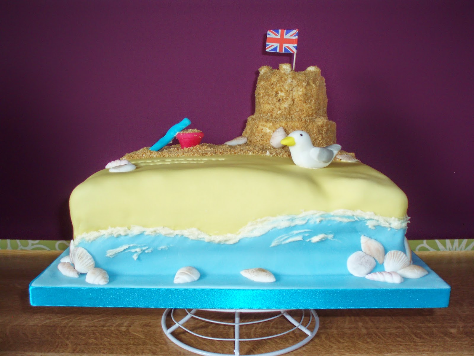 Chintzy Cakes: Seaside Birthday Cake