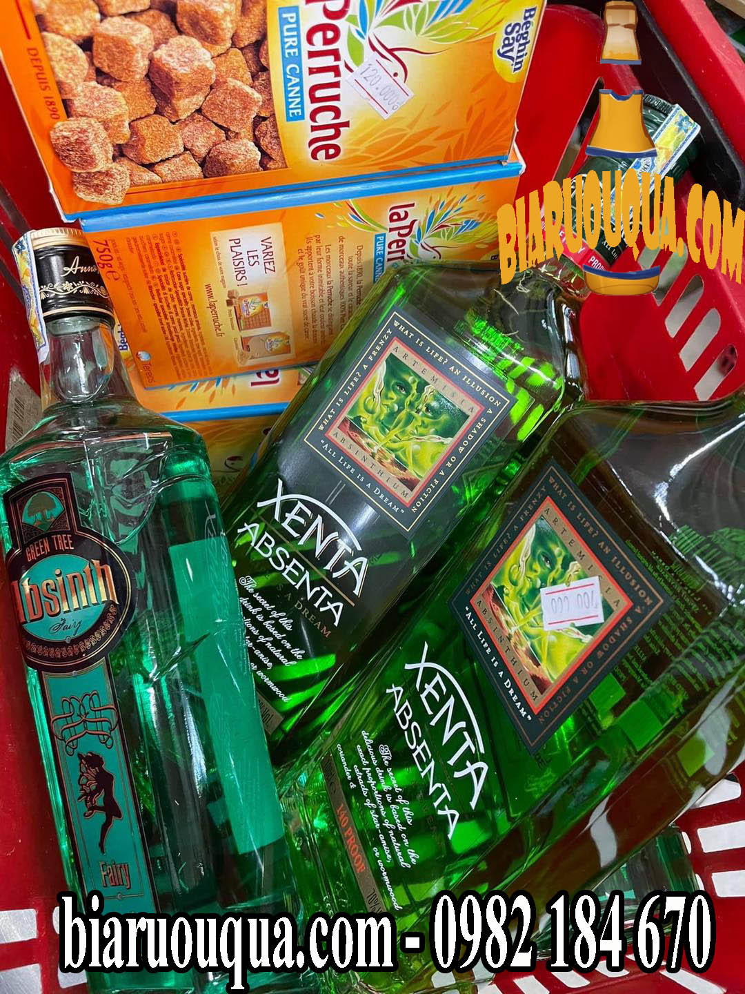 Rượu mùi Czech Absinthe Absinth Green Tree Fairy 70% chai 700ml