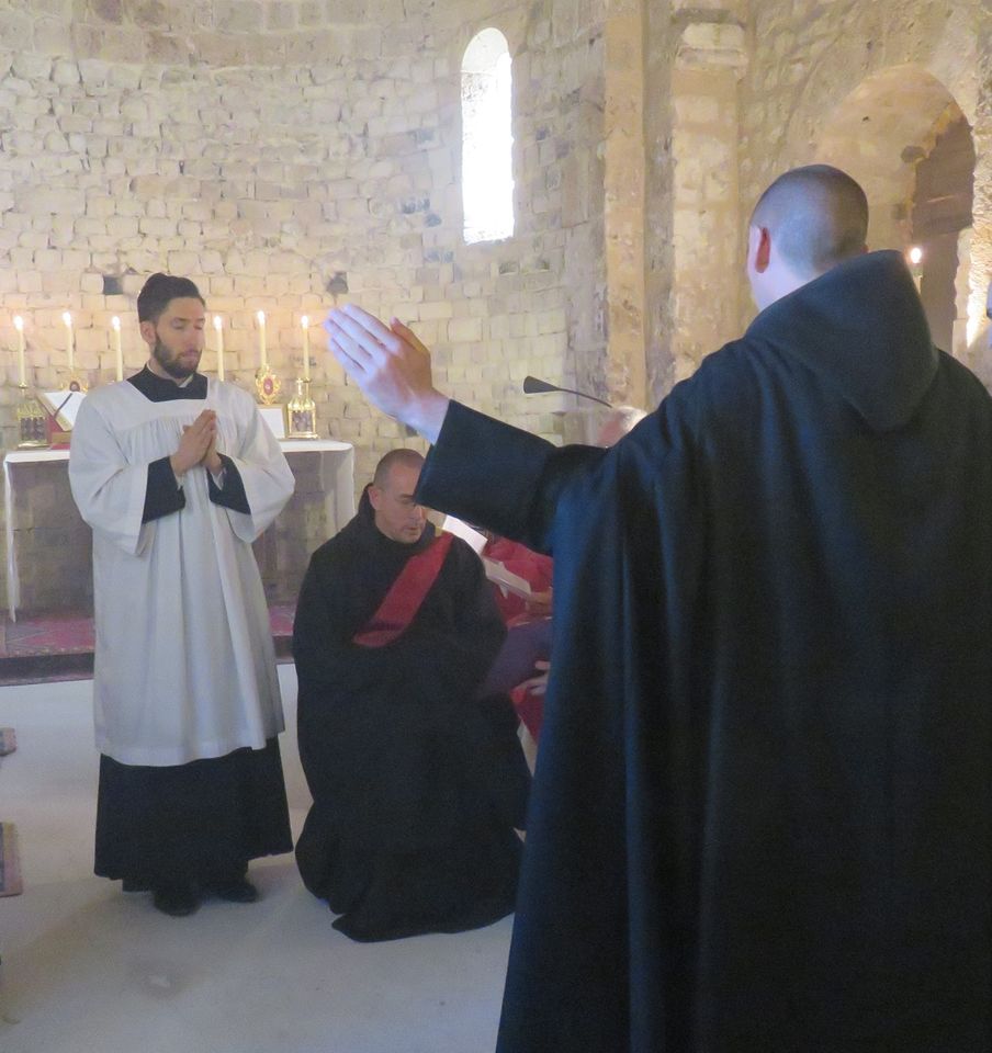 New Liturgical Movement: A Monastic Profession in France
