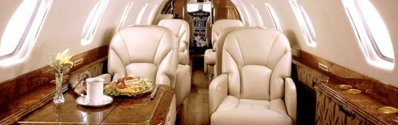 The Citation Sovereign has one of the largest cabins in it's class.