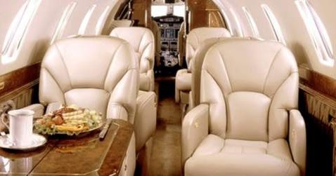 The Citation Sovereign has one of the largest cabins in it's class.