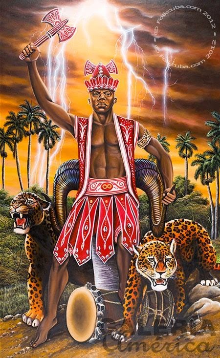 SANTERIA: A CHANGÓ, ORACIÓN PARA PONER SUS VELAS Y PARA TRABAJOS ...