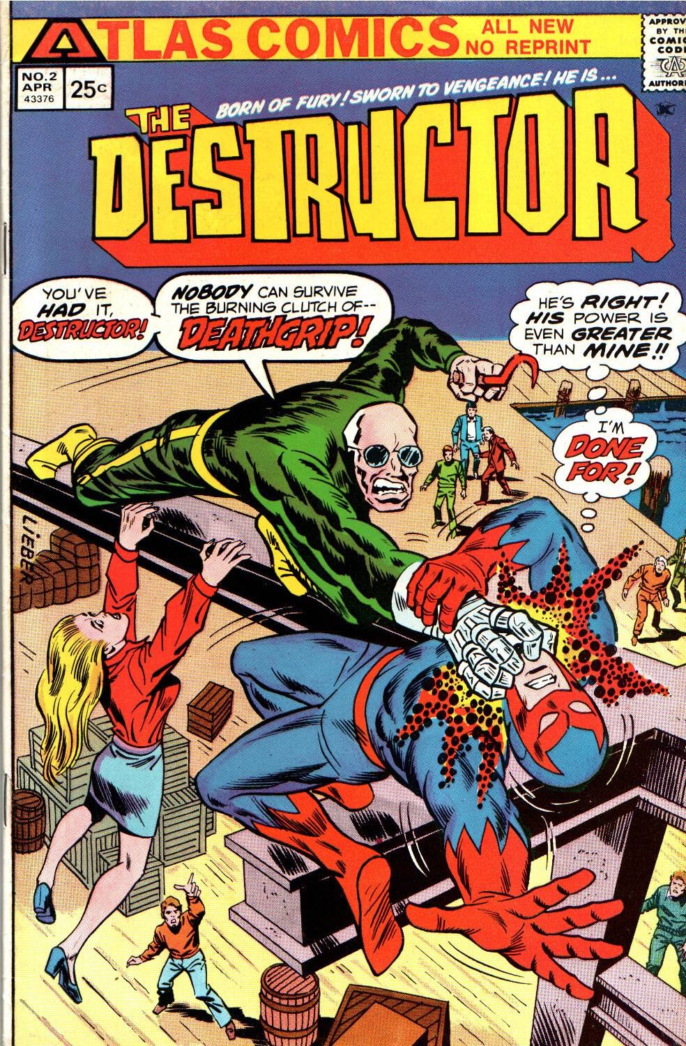 Deathgrip! (DESTRUCTOR #2) Steve Ditko & Wallace Wood (DESTRUCTOR ...