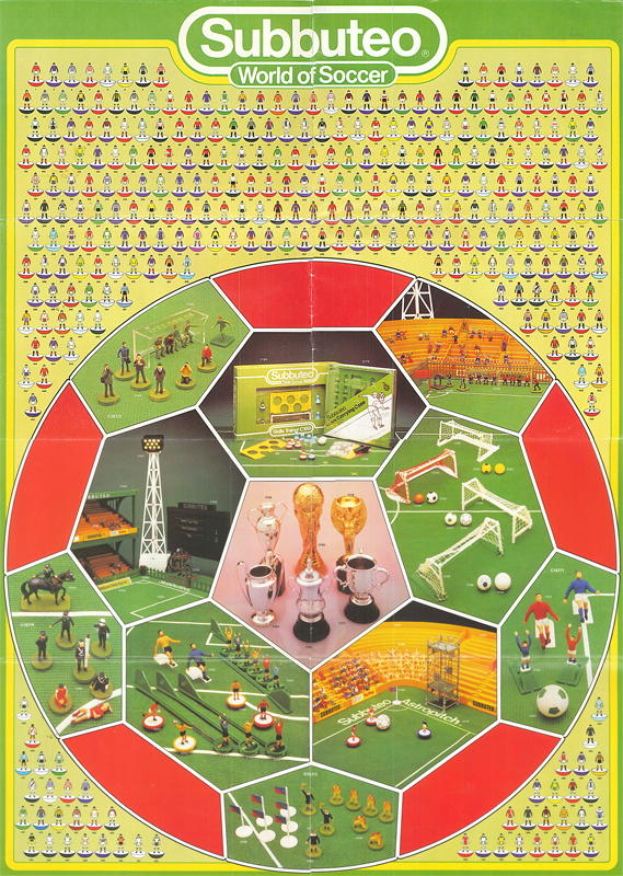 Subbuteo poster, 1983 ~ The Football Attic