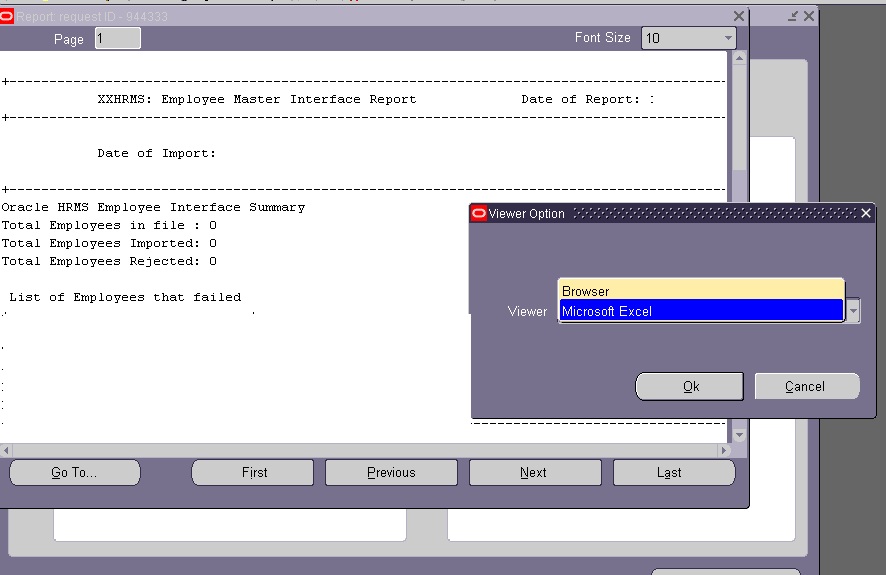 My Oracle World: How to show text format output in Excel in Oracle ...