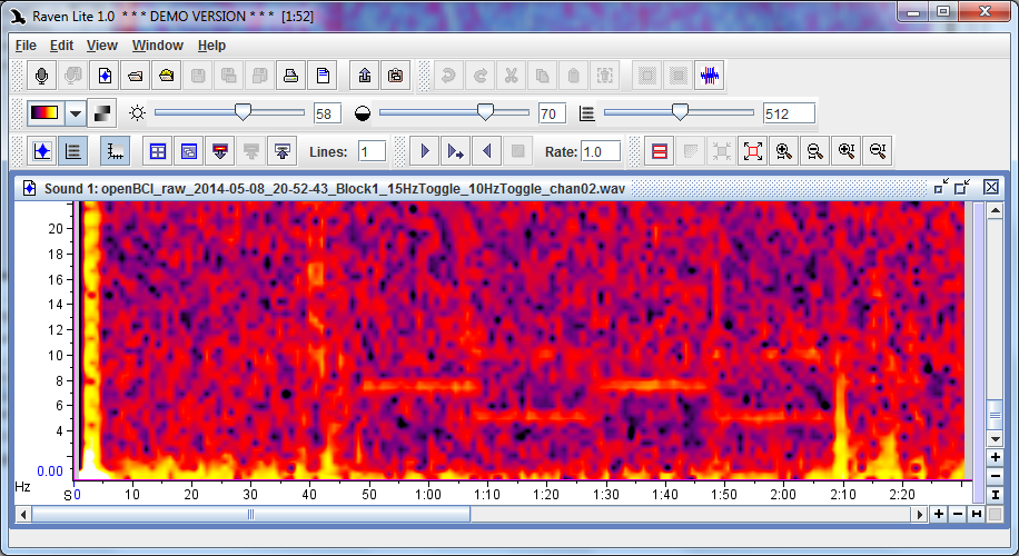 EEG Hacker: EEG as WAV Files, Go Spectrograms!