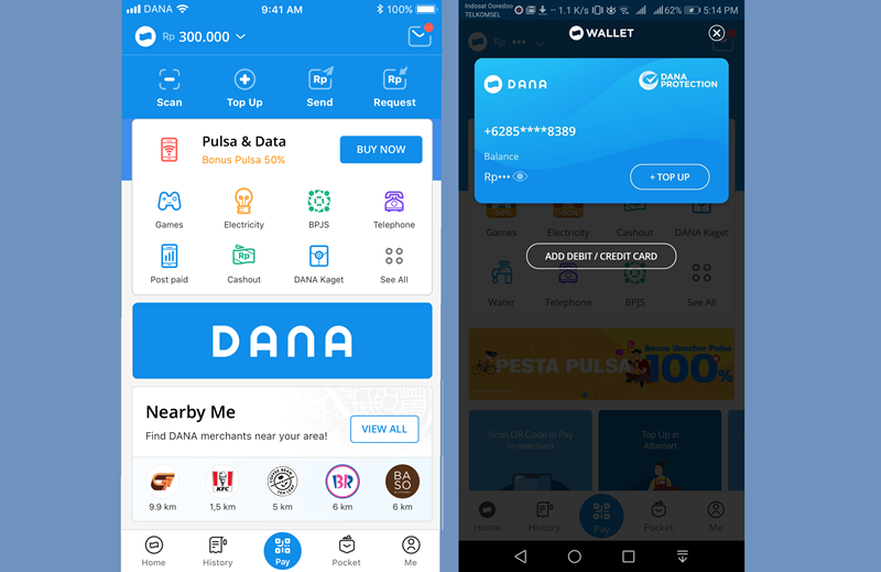 Tampil Lebih Segar, Antarmuka Baru DANA Lebih Nyaman Digunakan
