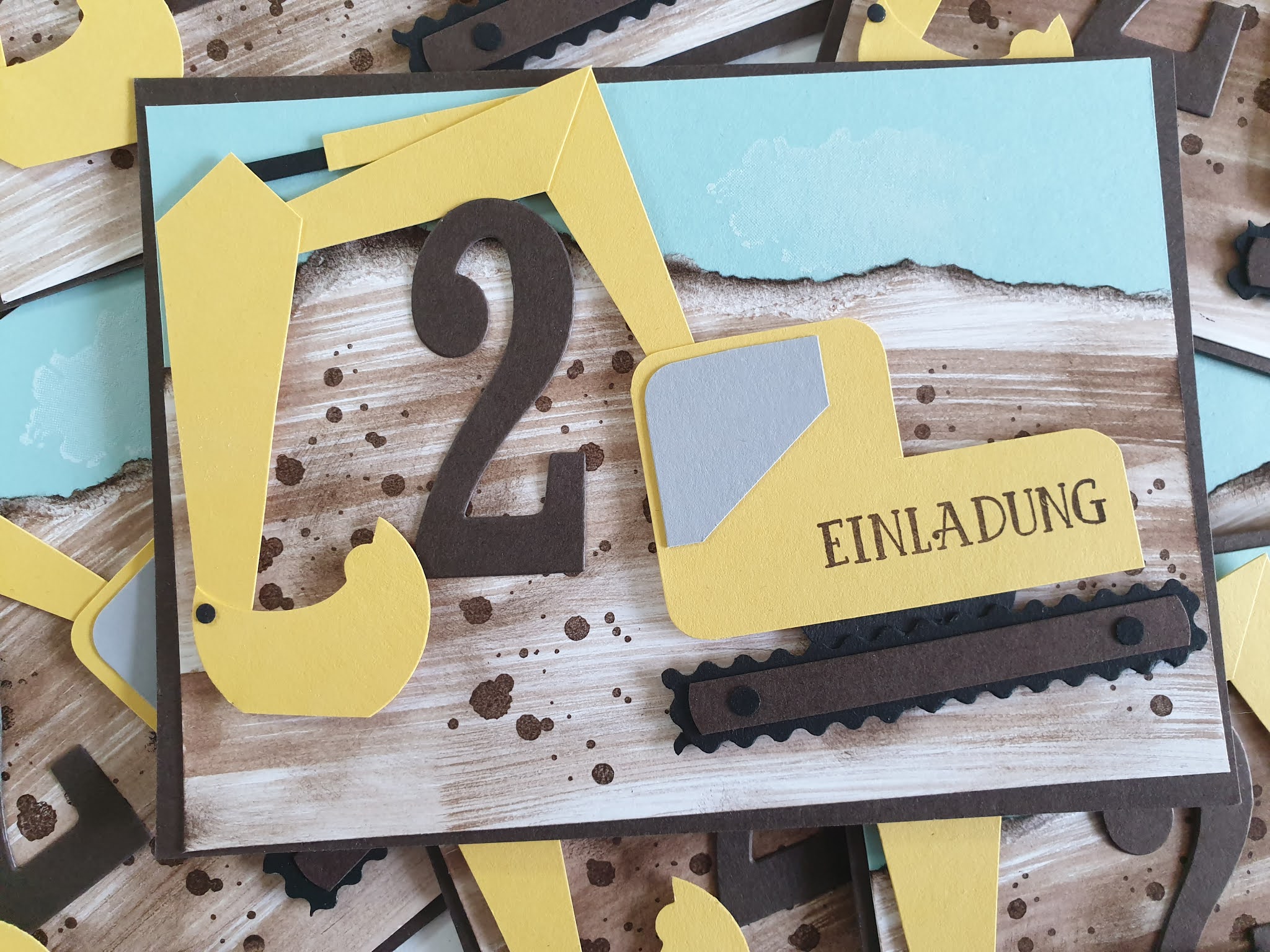 Hamma(h)Kreativ: Bagger-Geburtstag