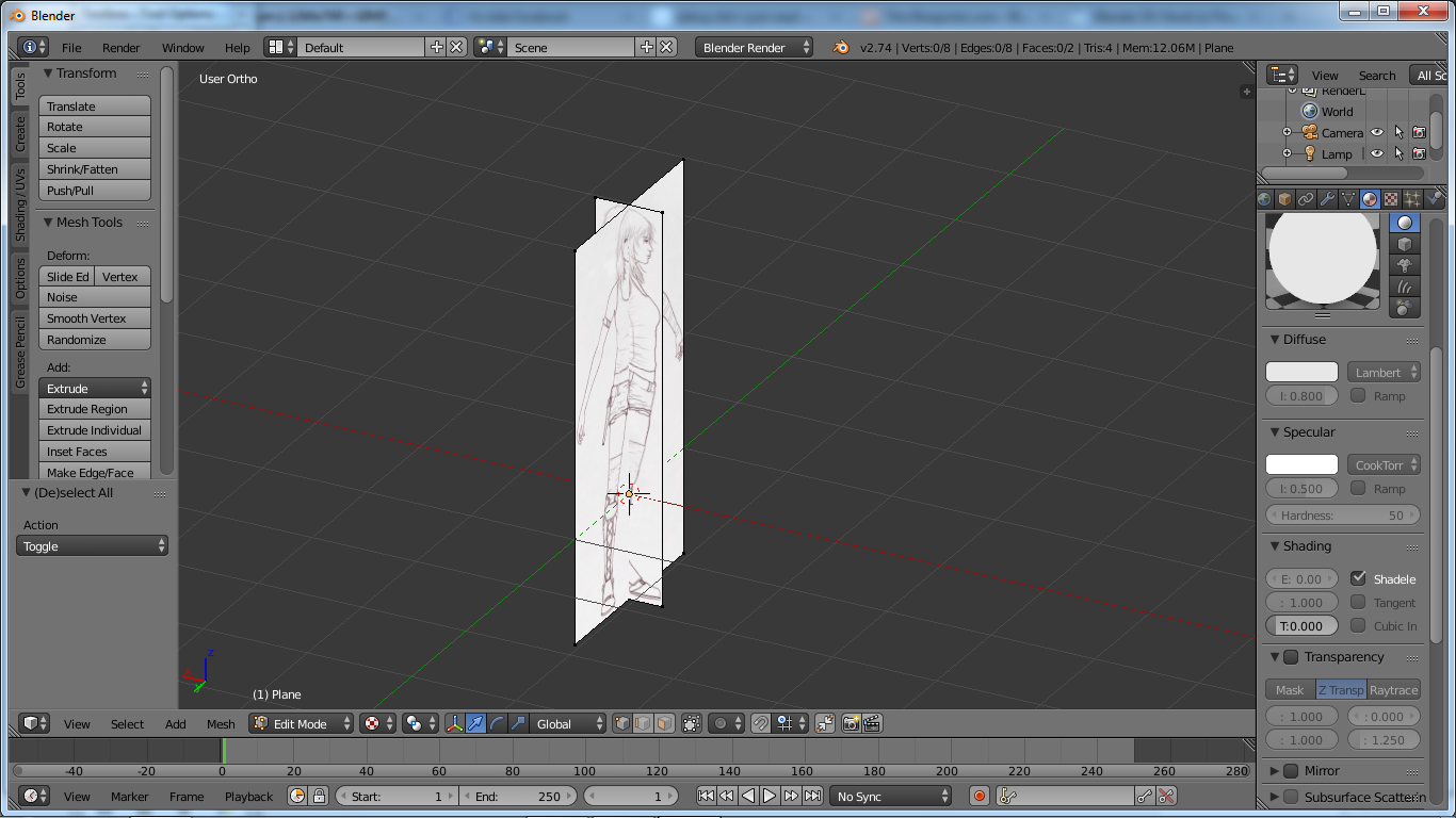 All about 3D: Setting Up Reference Image in Blender 3D