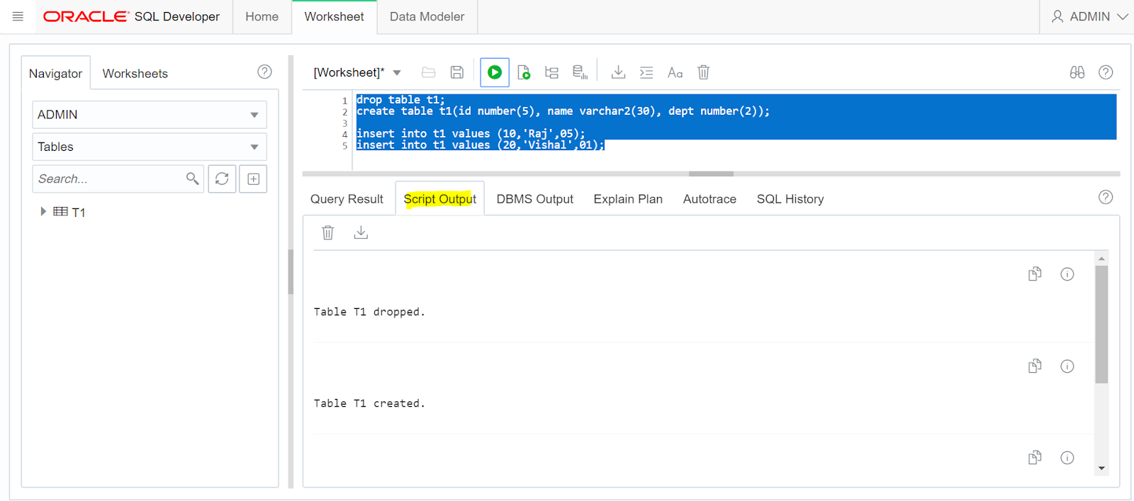 Oracle DBA Quick Notes: Connecting SQL Developer Web to Autonomous ...