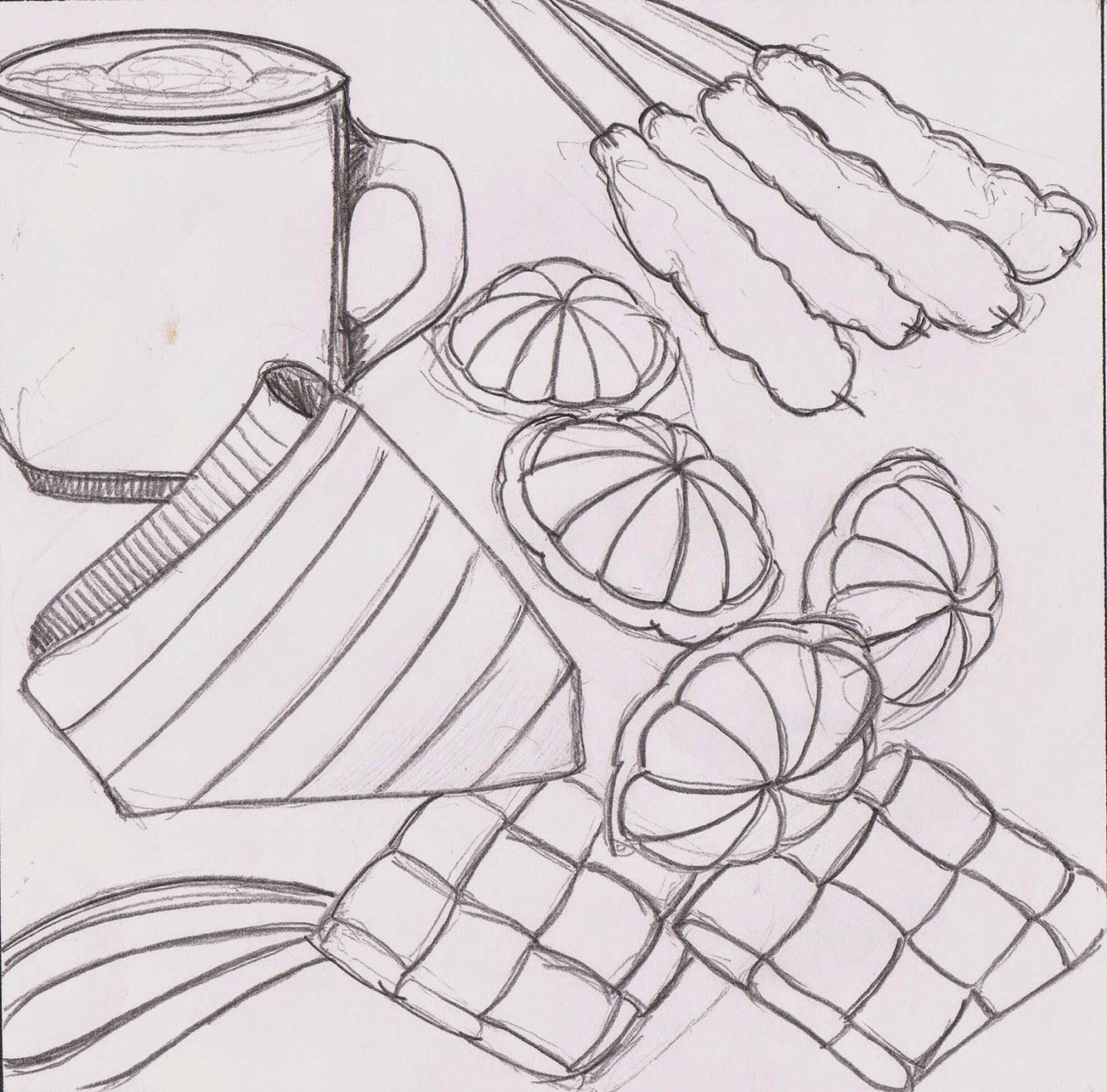 Seni Arca UPSI: Lakaran & Komposisi