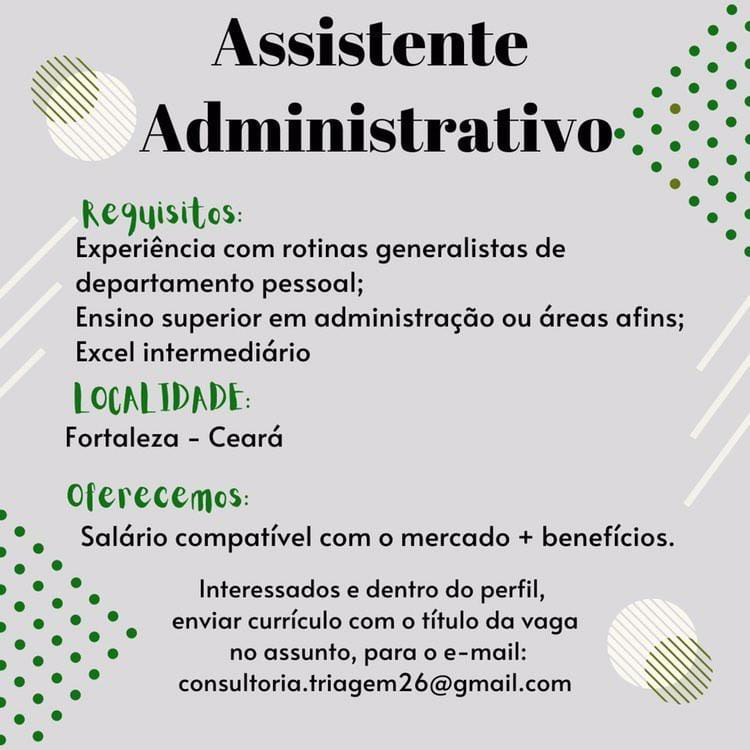 Assistente administrativo