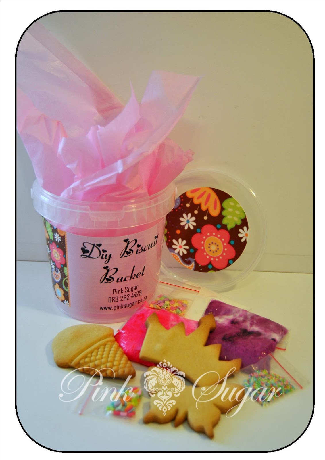 Pink Sugar: DIY Girls Biscuit Buckets...