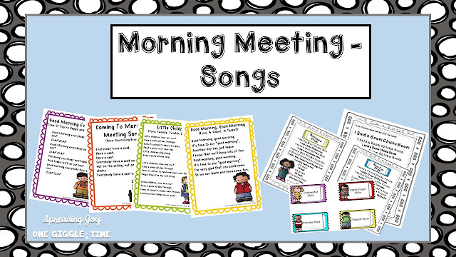 How Morning Meeting Looks In Our Classroom! - Spreading Joy...One ...
