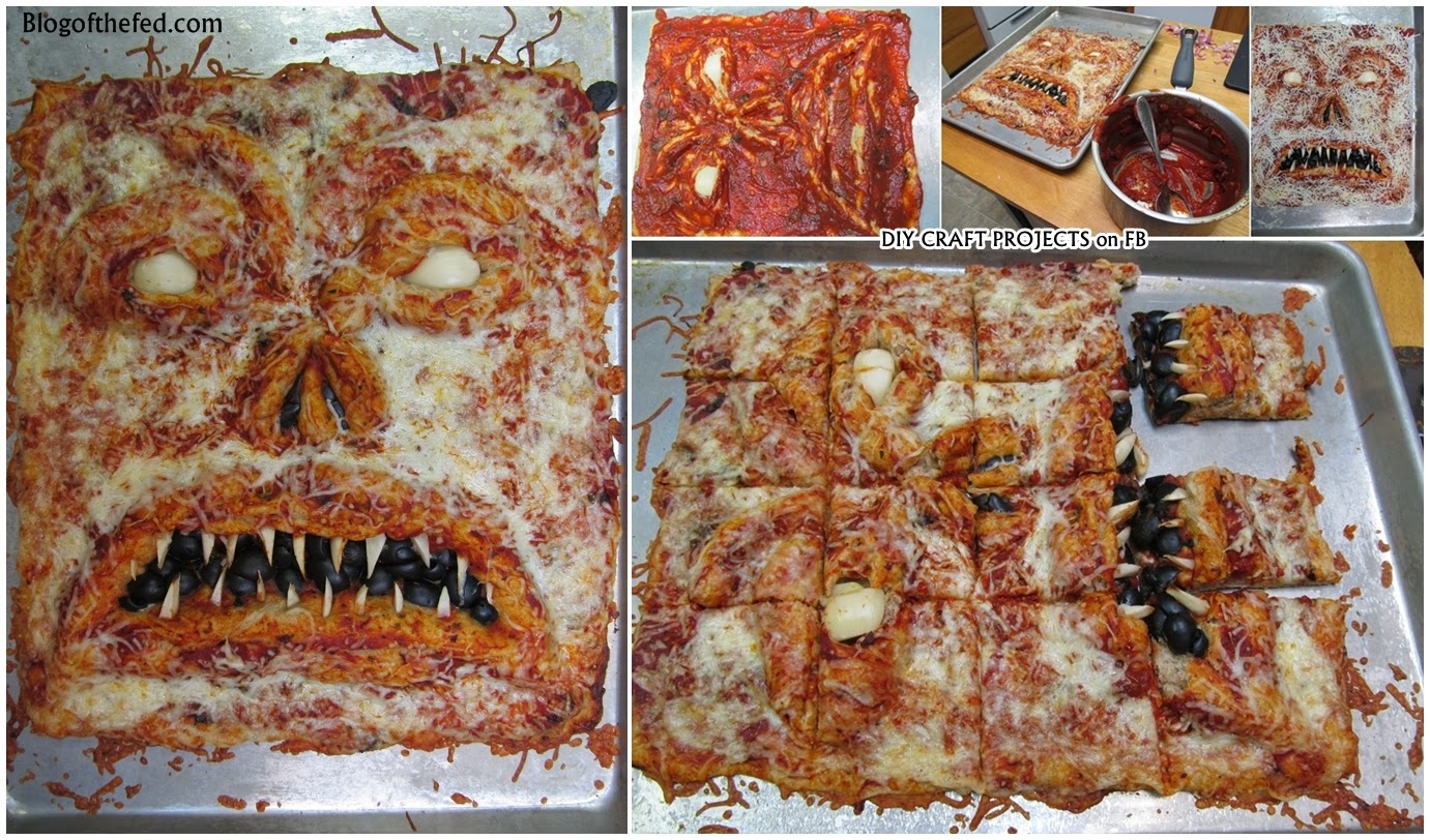 Diy All in one!: How to Make a Scary Pizza