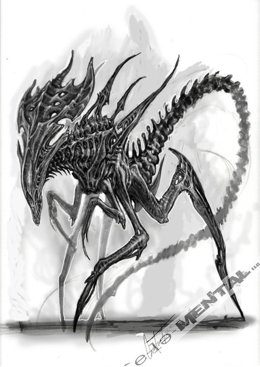 Alien Explorations: Aliens vs Predator: Constantine Sekeris' sketches ...