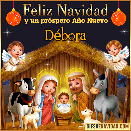 Feliz Navidad y próspero Año Nuevo Débora