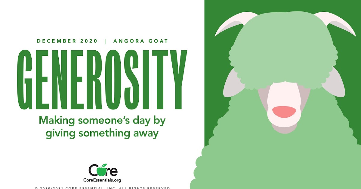 JES Counselor's Corner: December's Character Trait ~ Generosity