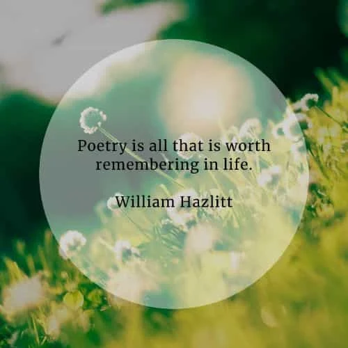 50 Poetry quotes that will inspire your mind and soul