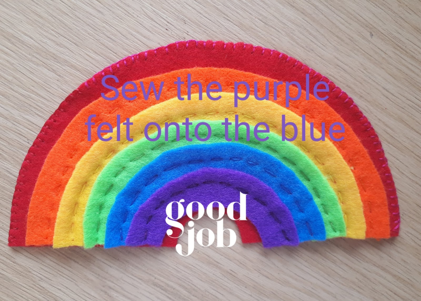 CraigLoves2Crochet and Craft: How to make a Felt Rainbow and Rain Cloud