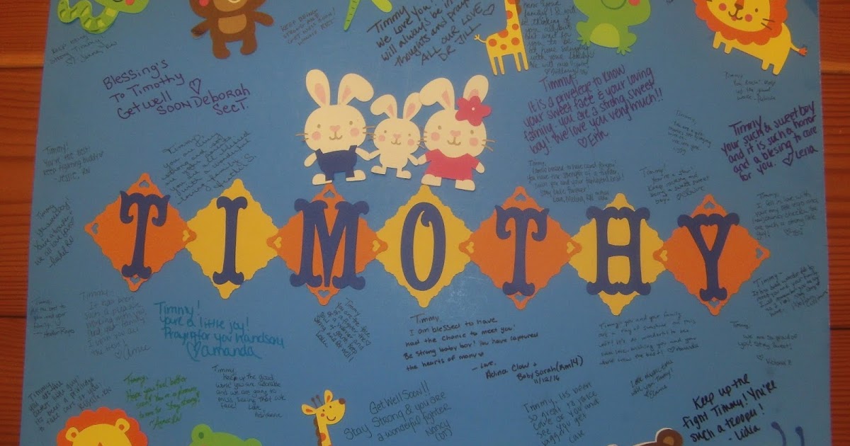 Timmy's Heart: Thankful for Our PICU family