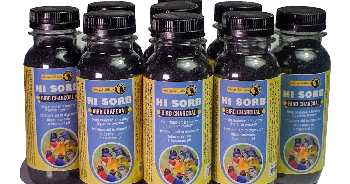 Hi Sorb Bird Charcoal - Nutri Bird Indonesia