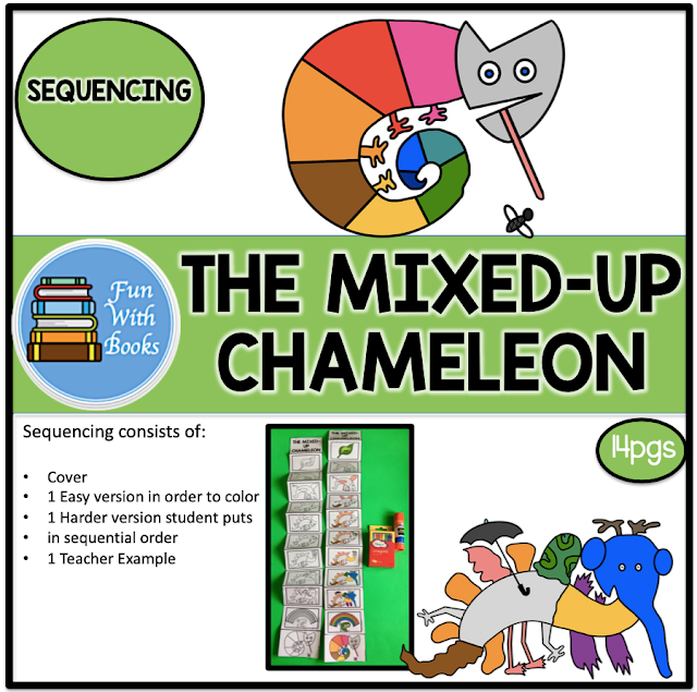 THE MIXED-UP CHAMELEON SEQUENCING ~ Book Units by Lynn