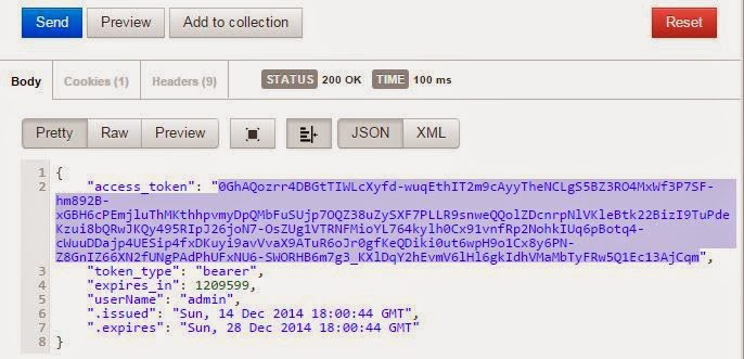 Front End .NET: Web API Bearer token test by Postman Front End .NET: Web API Bearer token test by Postman