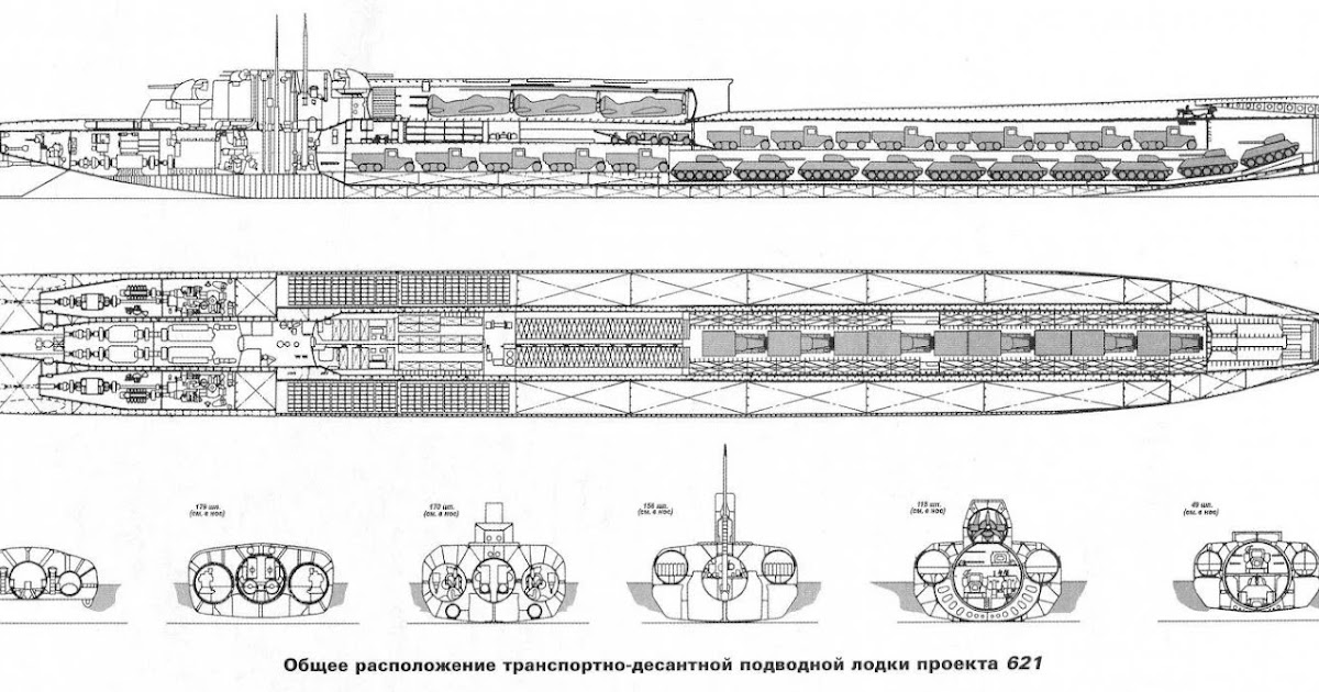 SNAFU!: Soviet Project 621 submarine landing ship.