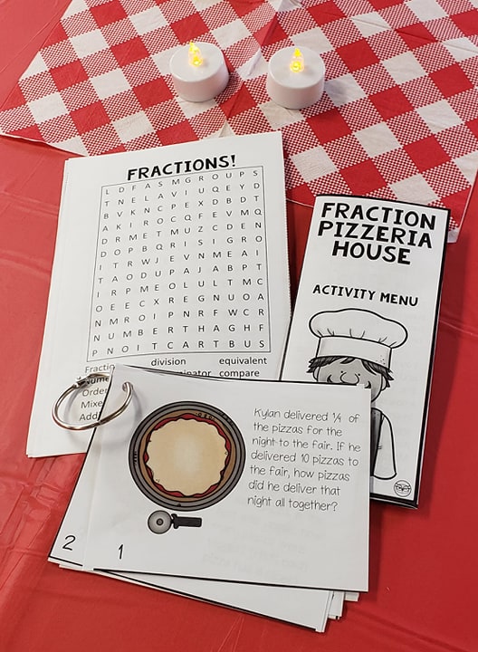 The Owl Spot: It's a Fraction Pizzeria! Simple Classroom Transformation