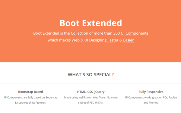 Download Boot Extended - UI Component Collection Bootstrap ~ Template ...