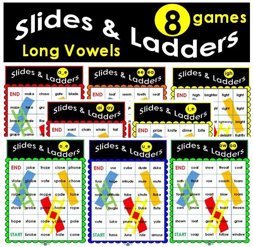 The K Files: Slides and Ladders Long Vowel Games