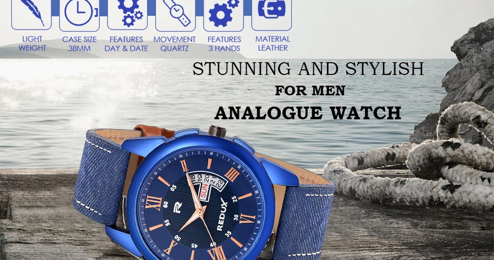 Redux Analogue Men’s & Boy's Watch - watchtieming