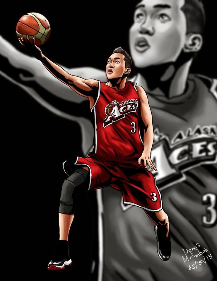 Mico Halili: PBA Fan Art featuring Chris Lutz, Allein Maliksi, Gabe ...