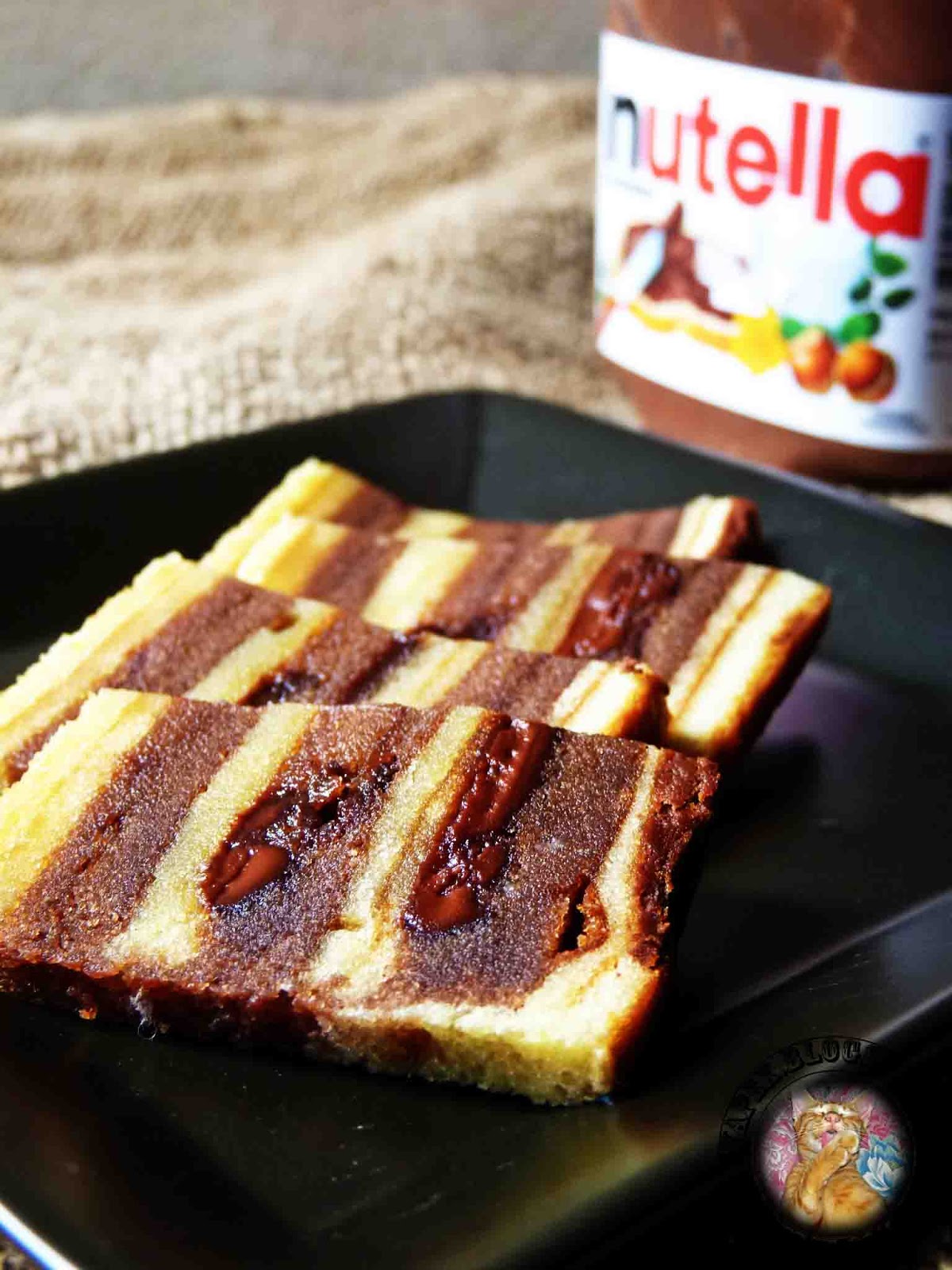 syapex kitchen: Kek Lapis Nutella