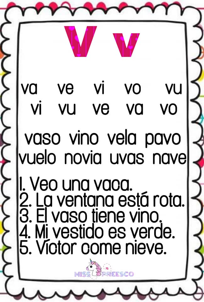 Lecturas de sílabas, palabras y oraciones | Materiales Educativos para ...