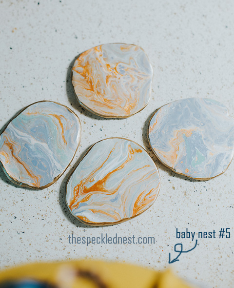 Tutorial : DIY Marbled Acrylic Poured Coasters. | Natasha Ann The Blog