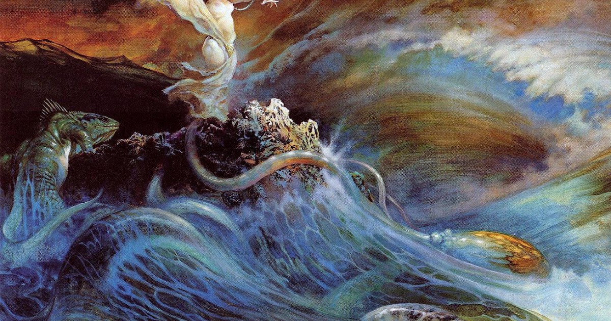 The Geeky Nerfherder: #ArtOftheDay: 'Sea Witch' by Frank Frazetta