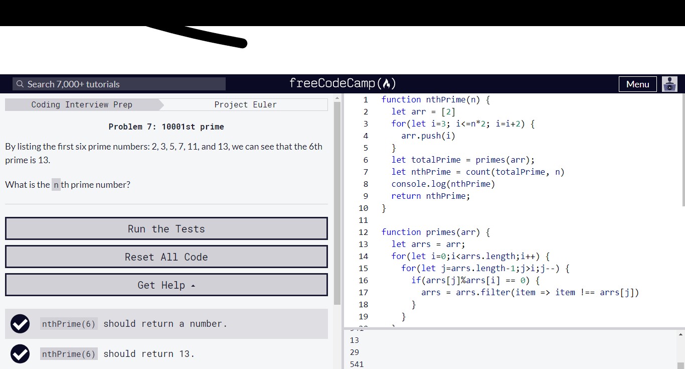 thedawnsoft - prepare for coding interview | freecodecamp solutions