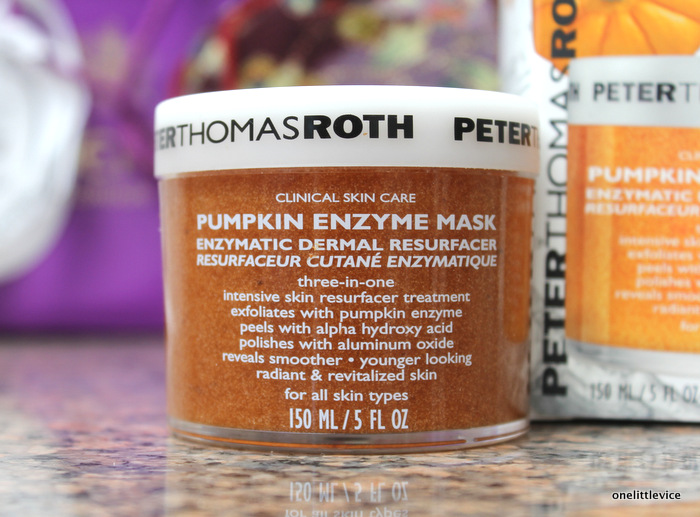 Peter Thomas Roth Pumpkin Enzyme Mask Review | One Little Vice