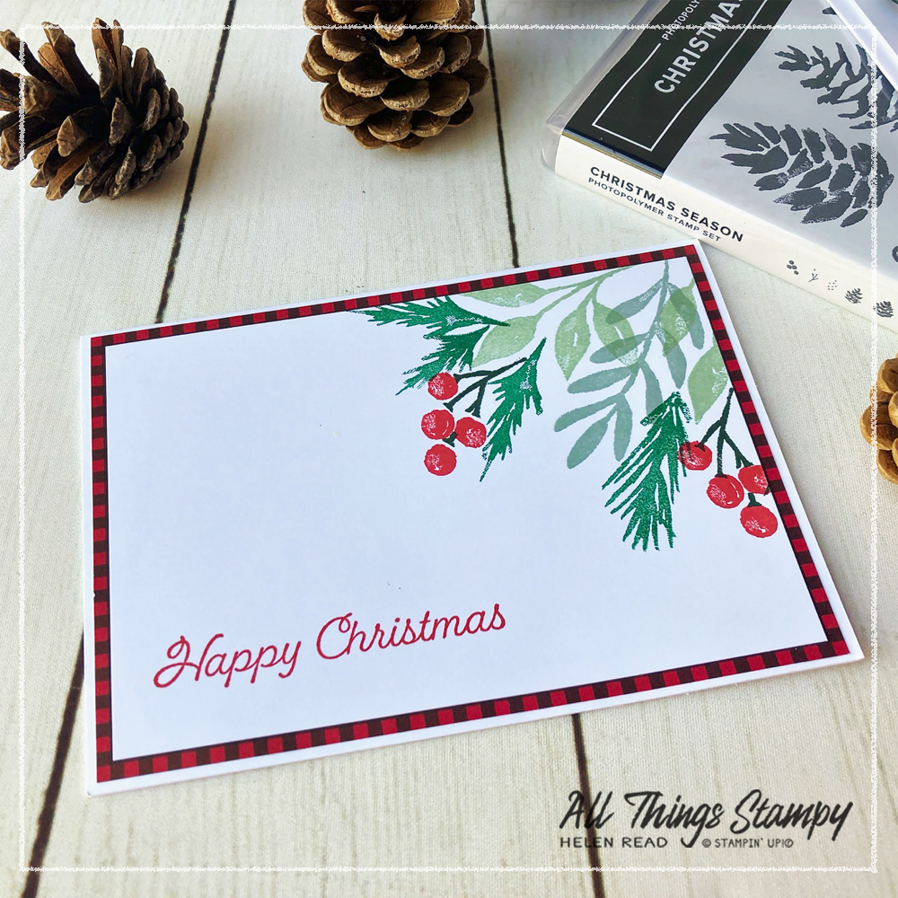 All Things Stampy: Four cards in one using Christmas Season