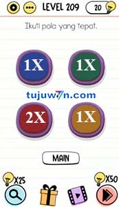 Brain Test : Level 201 202 203 204 205 206 207 208 209 210 Kunci ...