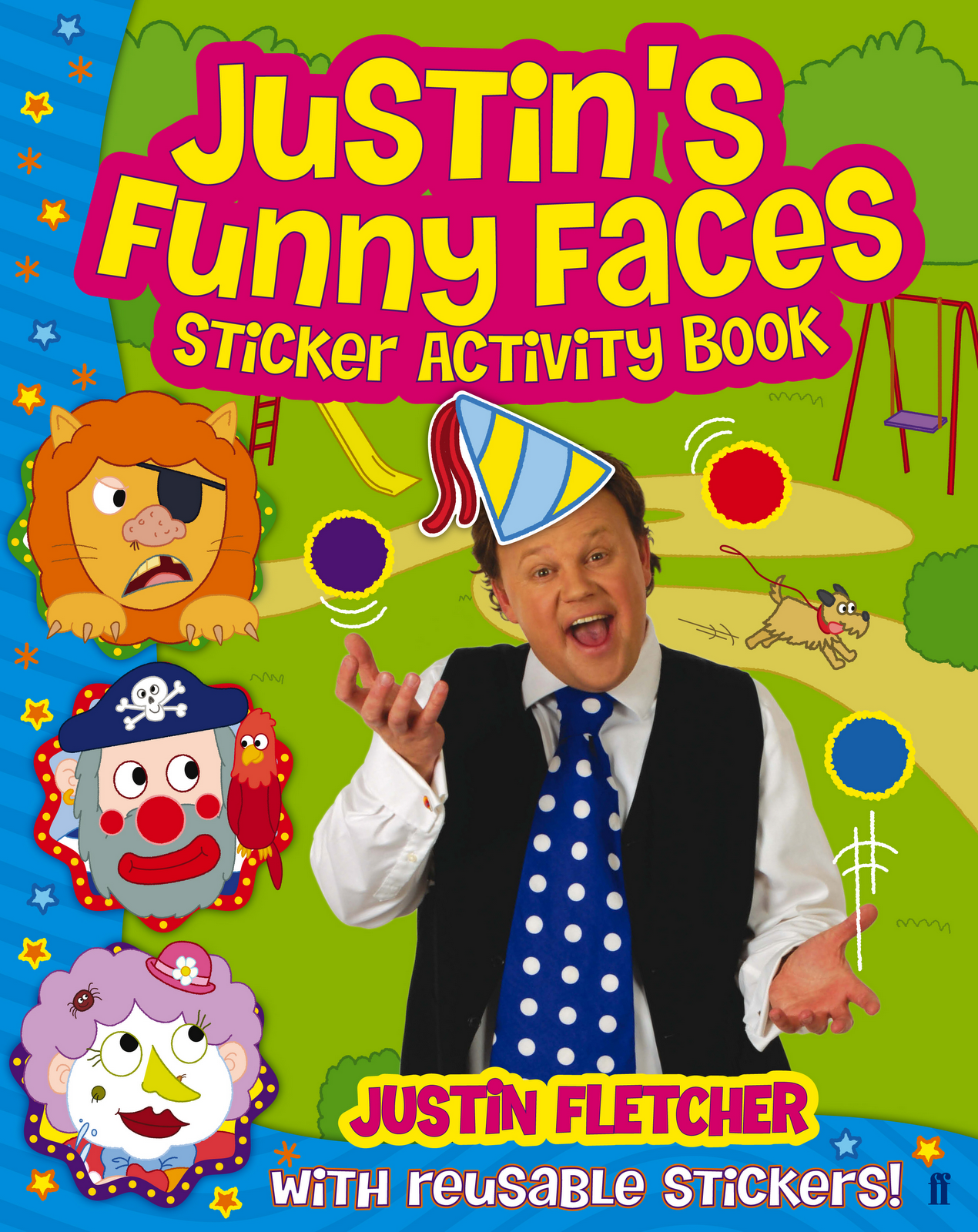 Justin's Funny Faces Sticker Book Review and Competition! - Dancing In ...