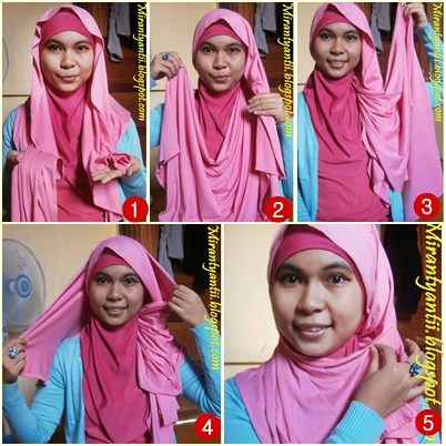 Little part of Mirantyantii: Hijab Tutorial: Pasmina Kaos
