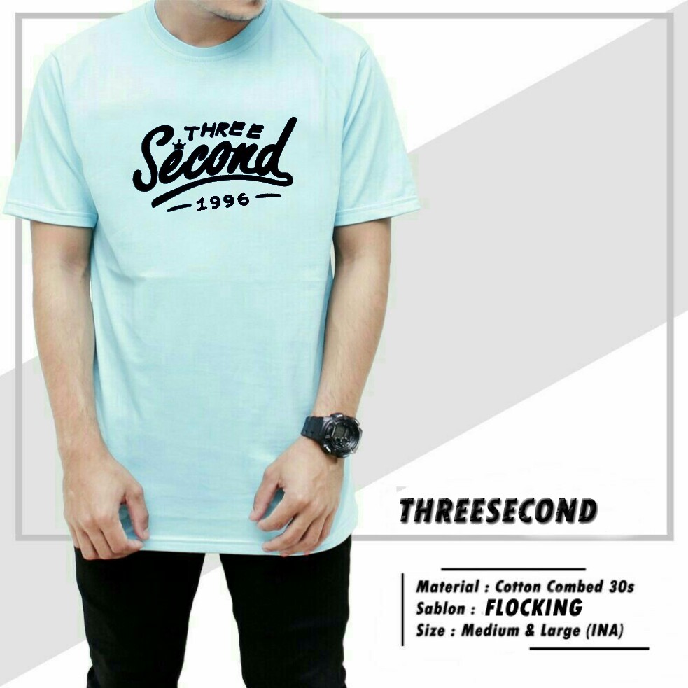 Kaos Distro 3 Second Bandung: Galeri Kaos 3Second Februari 2018