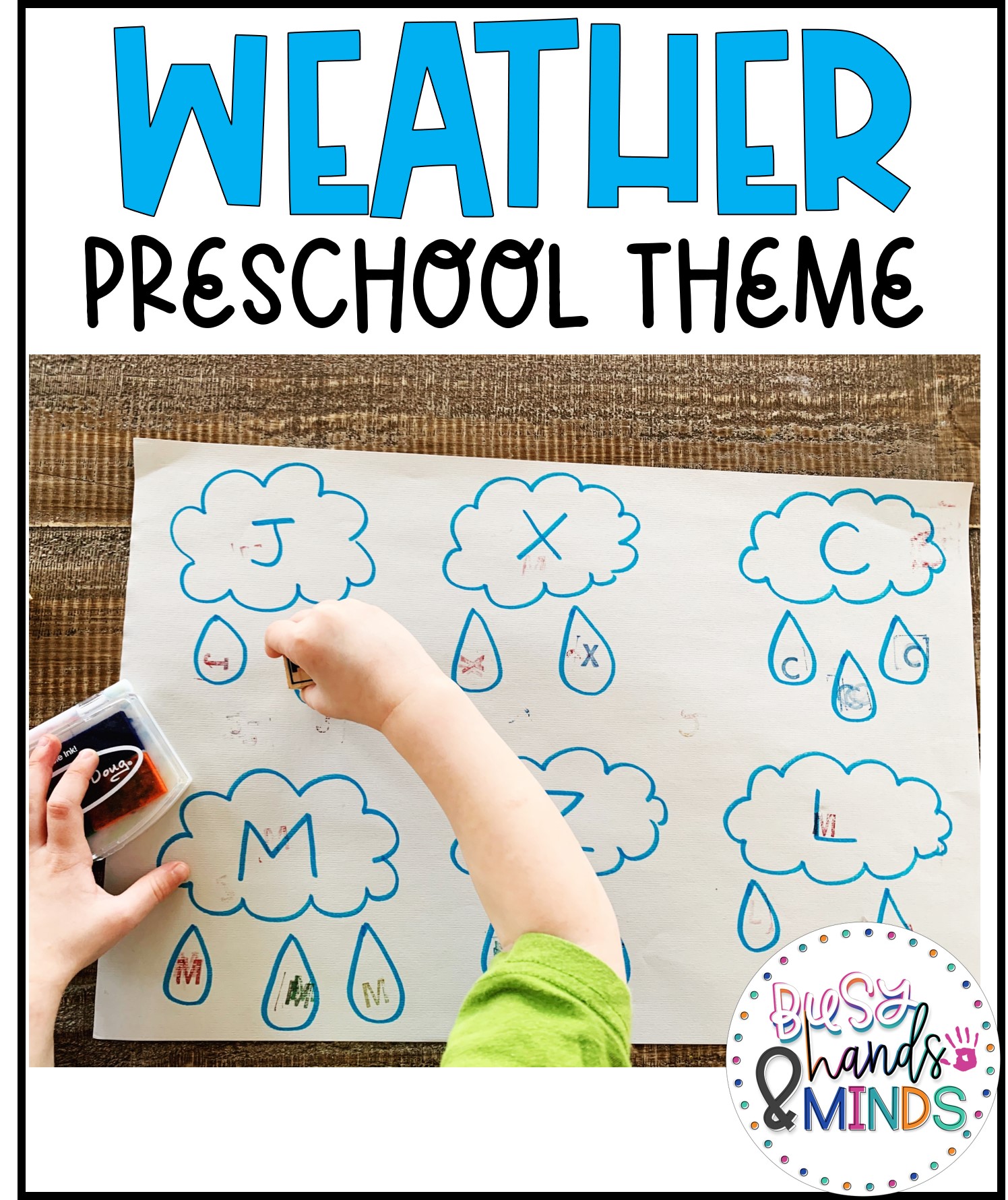 Weather Preschool Theme | Busy Hands and Minds