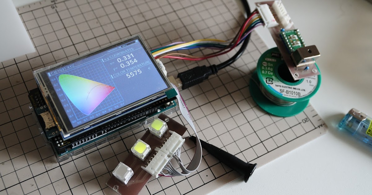 浜松ホトニクスC12880MAを使って分光測色計（カラーメーター）を作ろう