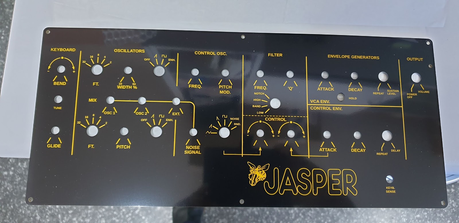JonDent - Exploring Electronic Music: Jasper-Wasp build pics - part 1