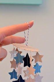 Christmas Hanging Star Decoration | being scrappy
