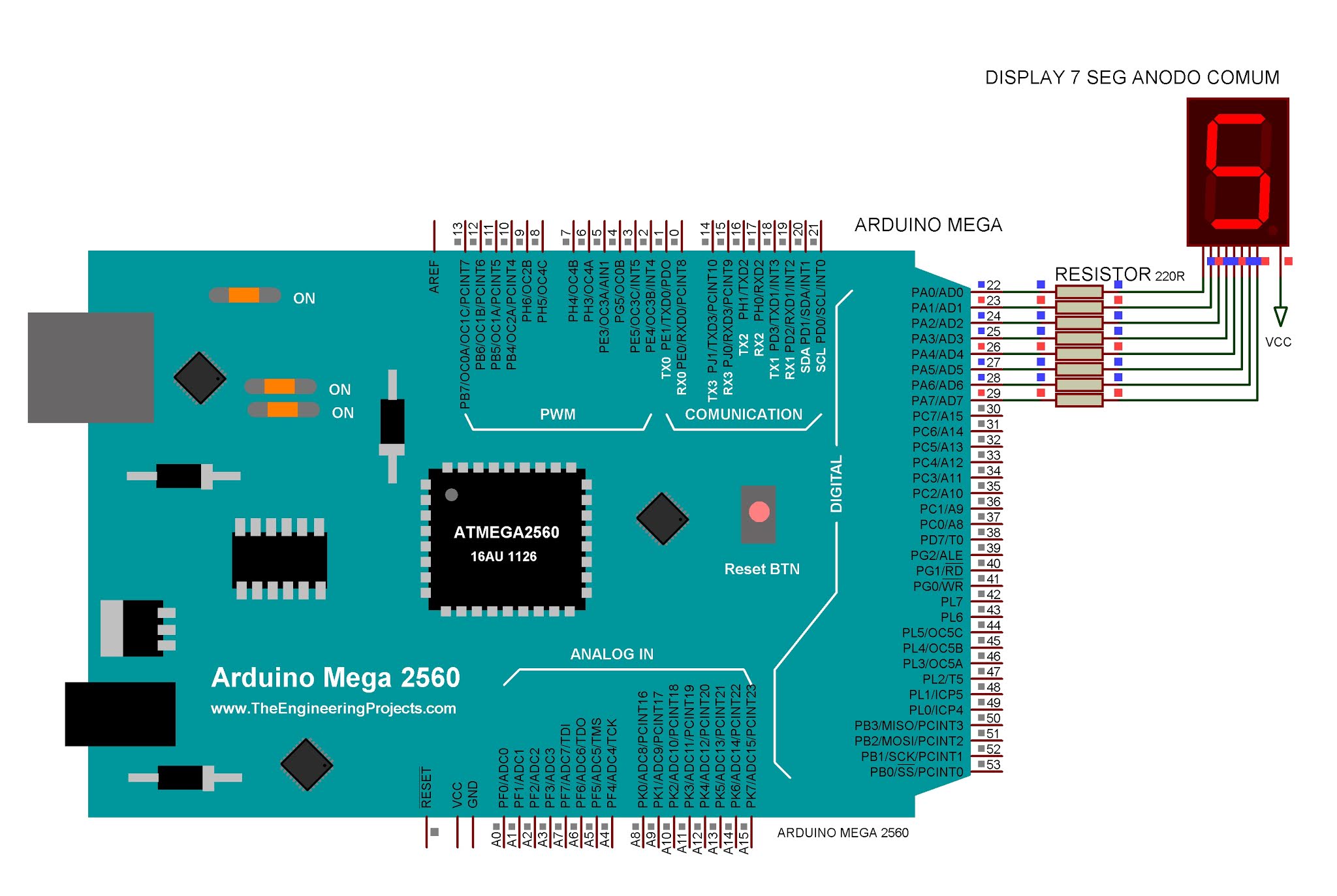 Laboratório Maker: Proteus Software - Display de 7 Segmentos